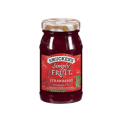 Smucker's Simply Fruit Strawberry Spreadable Fruit, 10-Ounce Jar ...